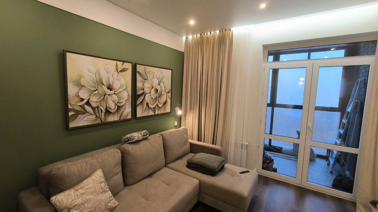 Обзор ремонта двухкомнатной квартиры 55кв.м. по дизайн-проекту.