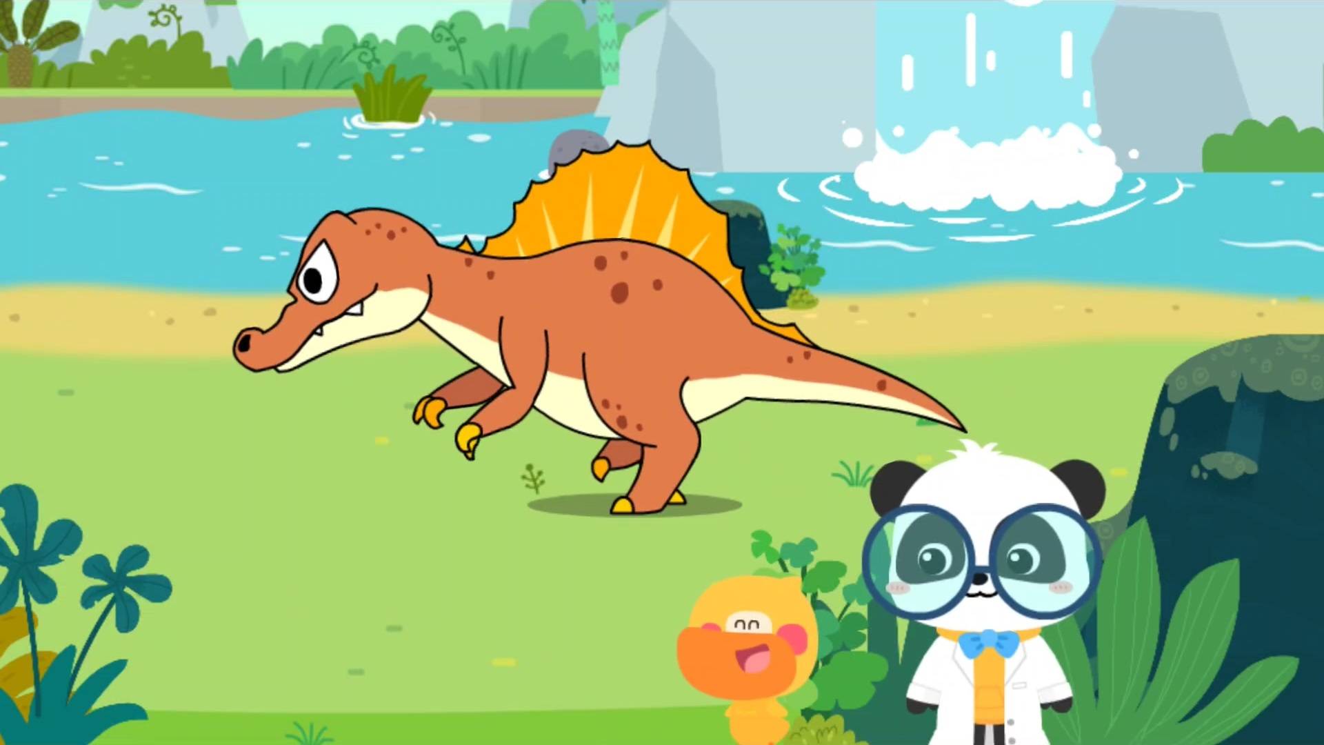 Почему Спинозавр умел плавать? | Познавательный мультик про динозавров для детей