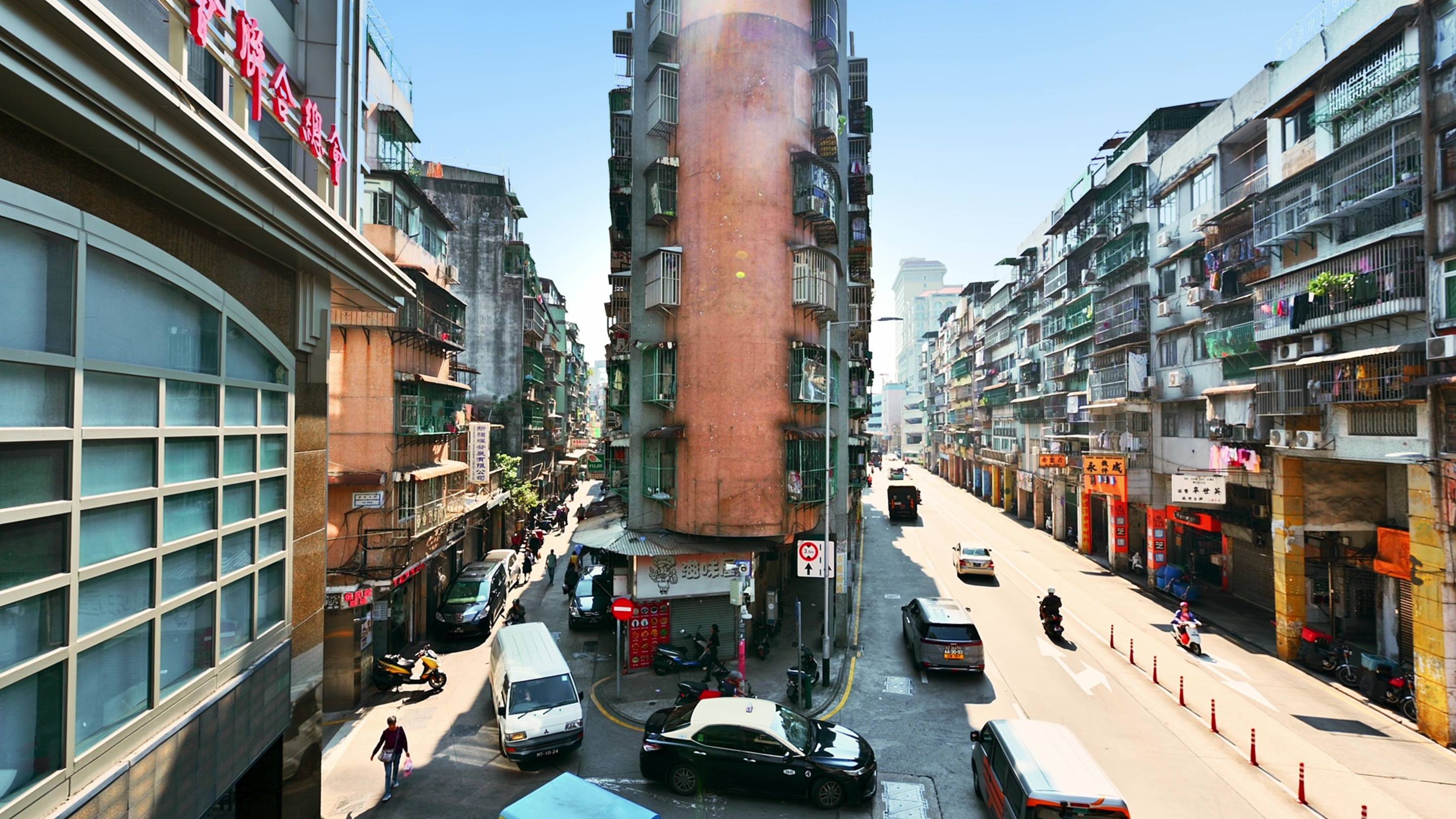 Walking In Macau, China - Inner Harbour Area