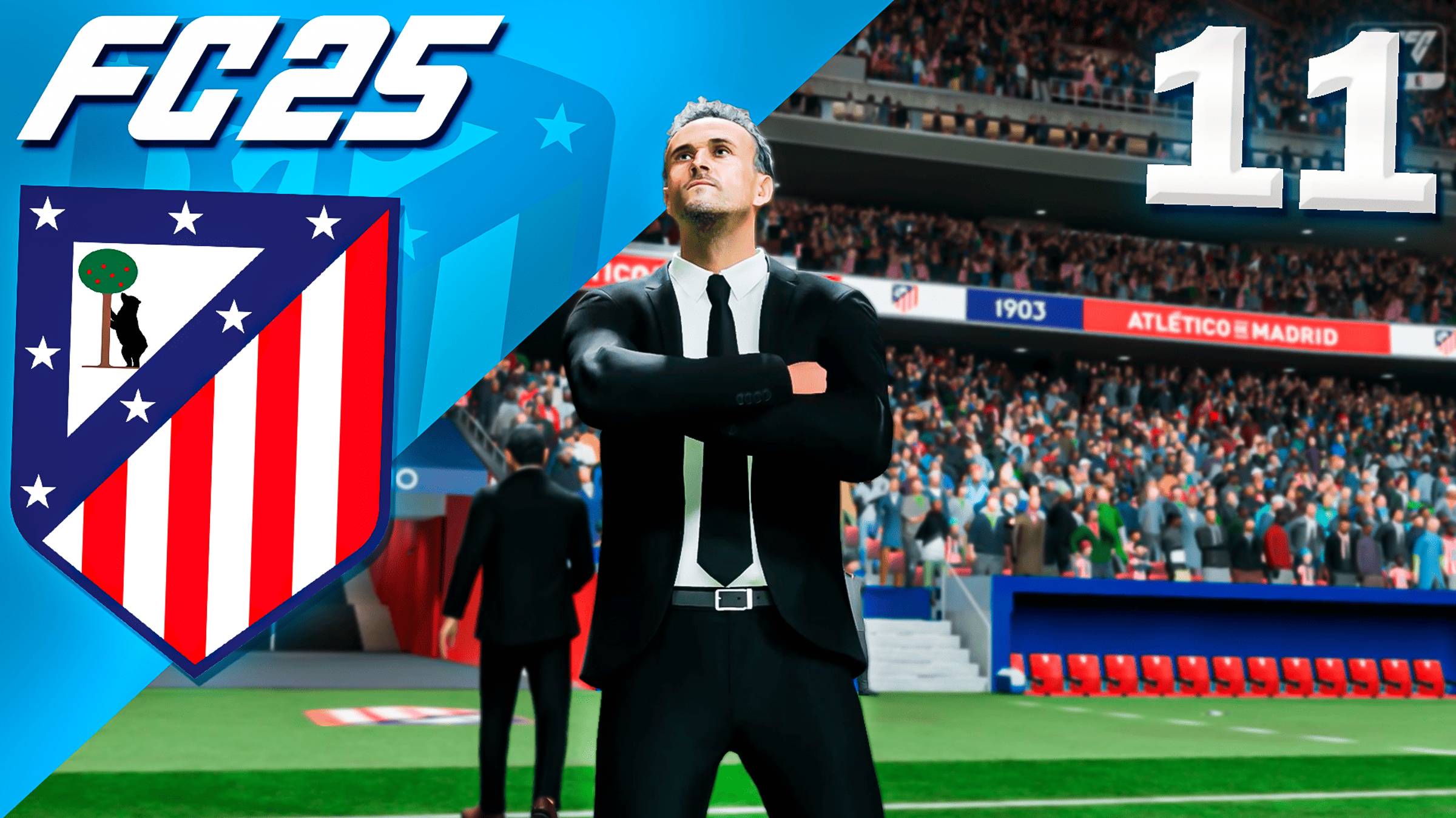 FC 25 КАРЬЕРА ЗА АТЛЕТИКО МАДРИД #11 - БАНДА ЭНРИКЕ БОРЕТСЯ ЗА ПРЯМУЮ ПУТЕВКУ В ПЛЕЙ-ОФФ ЛЧ!!!