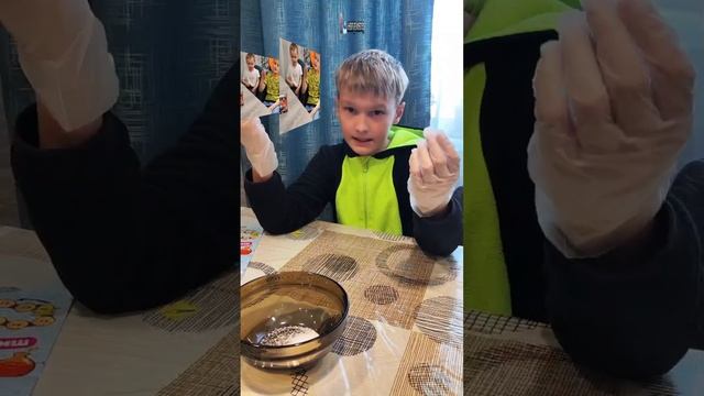 делаем слайм и исскуственный снег ❄️🌨️🗻