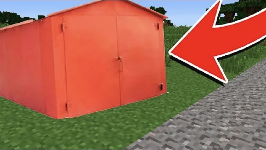 Я купил на аукционе гараж в майнкрафт