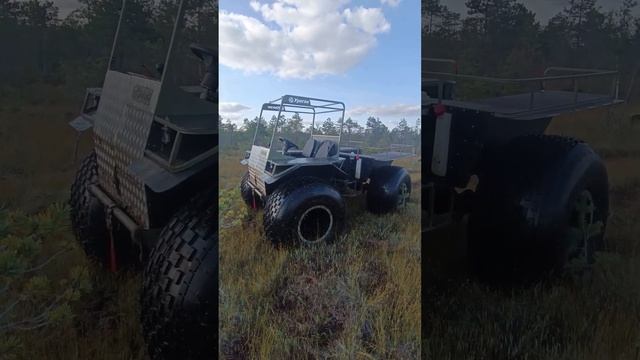 Двух местный вездеход Ураган Дикарь 2 радует  600 м торфяных ям #avto #offroad #avt #охота #рыбалка