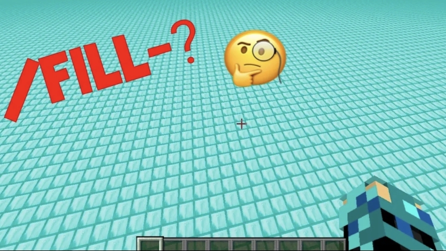 Как сделать плоский мир из любого блока