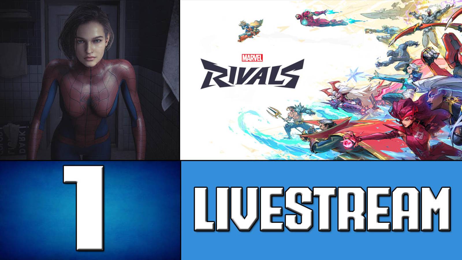 Супергеройский стрим игры Marvel Rivals (Война Бесконечности) №1