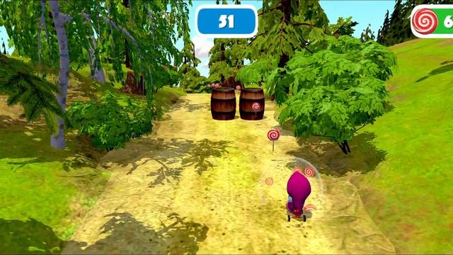 Маша и Медведь Покорми волка и побегай