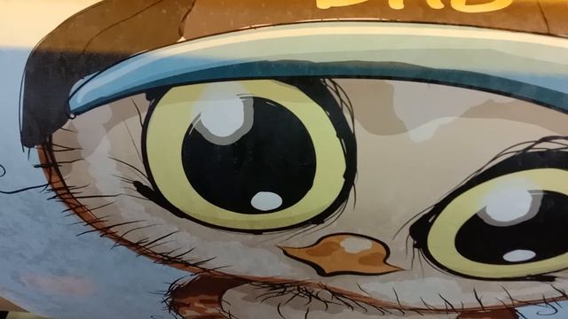 Совы и Котик на радуге_Dt3-44