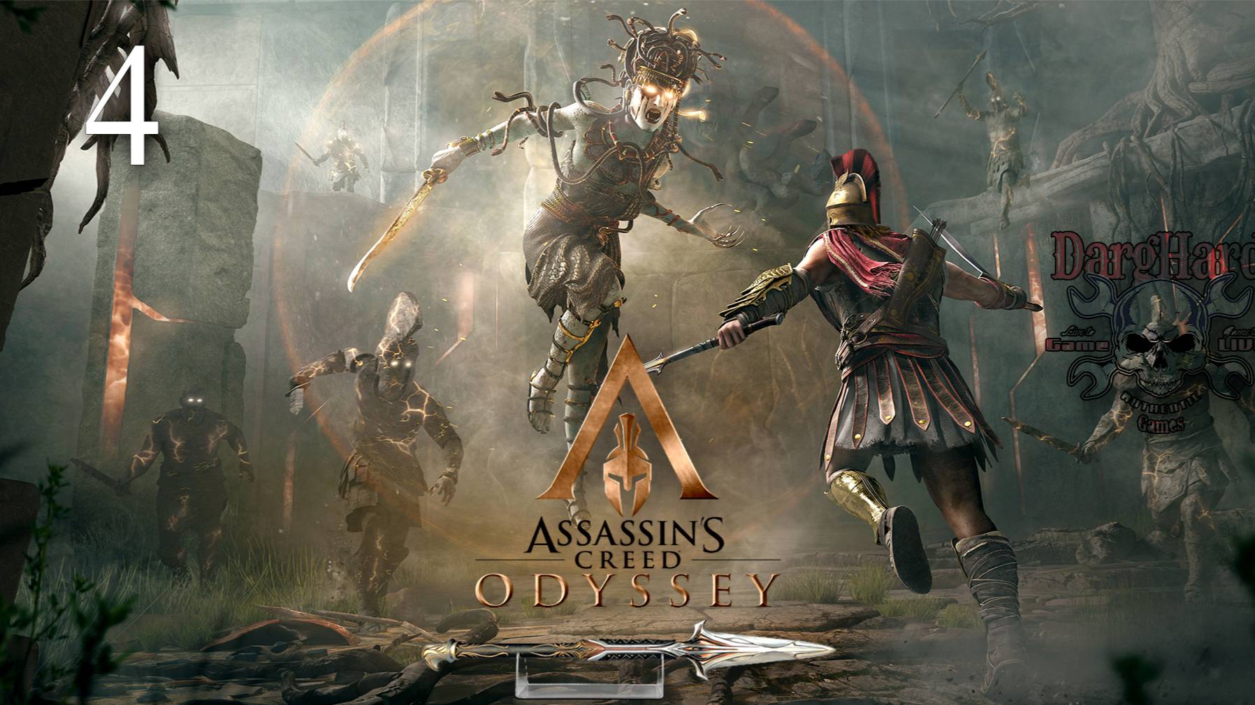 Assassins Creed Odyssey PS5. 4 Путь в Мегариду. Прохождение 4K Ultra HD 2160p Без Комментариев!