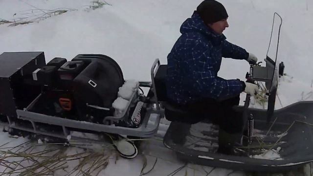 Экстремальные прыжки на мототолкаче  Опасно! Не повторять! Погрузка мотобуксировщика в прицеп 3.5 м