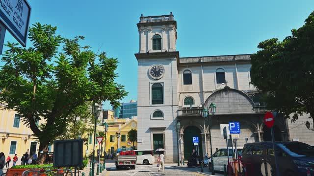 Walking In Macau, China - Senado Square Area