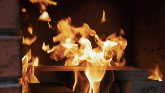 Звук огня и вьюги. Звуки природы.