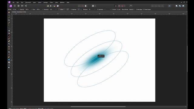 Affinity Photo — Как изменить размер и жесткость кисти