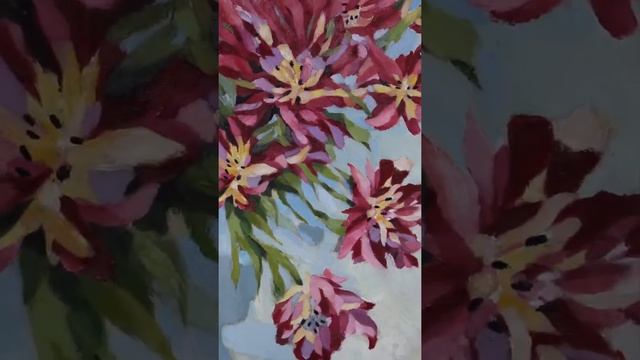 Весна. Тульпаны. #живопись #масло #скетч #искусство #хобби #татьянаалексеева