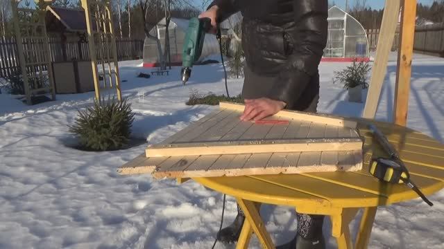 Садовый чайный столик моими руками Февраль 2020 года