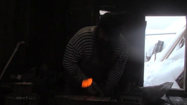 Ковка  Дамаска  .  Шаманский  нож   Часть  первая