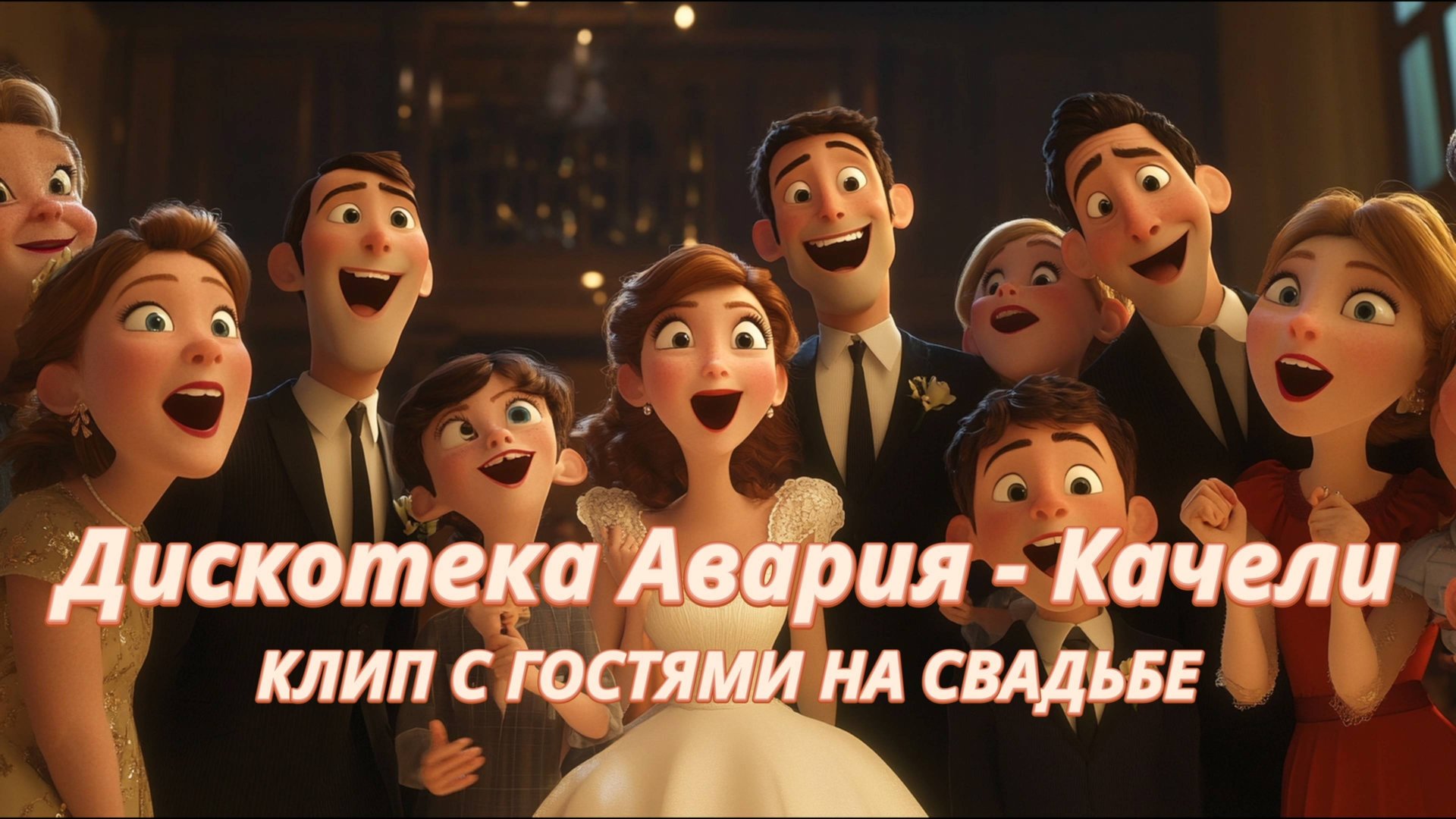 Дискотека Авария - Качели | Свадебный клип с гостями