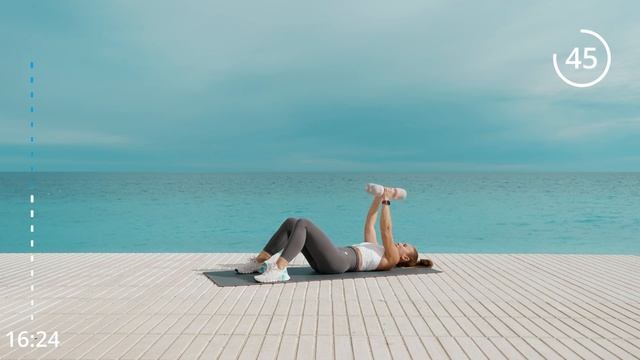 День 17: СУПЕР тренировка на все ТЕЛО дома СИЛОВОЙ ХИТ️♀️ 30 МИН с разминкой и заминкой