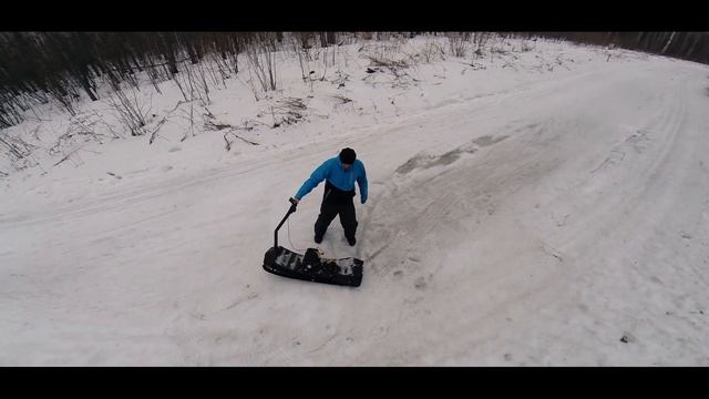 Electric moto snowboard 65 km/h speed
