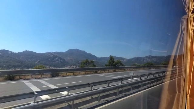 Отдых в Турции , Мармарис из окна автобуса,история города от гида, серпантин