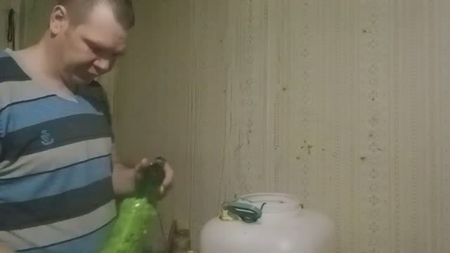 Сбраживание браги с помощью  гравицапы