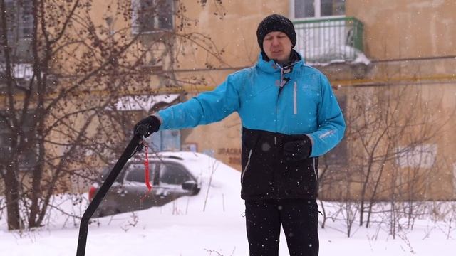 Мотосноуборд SNIKE подробный Обзор | RU