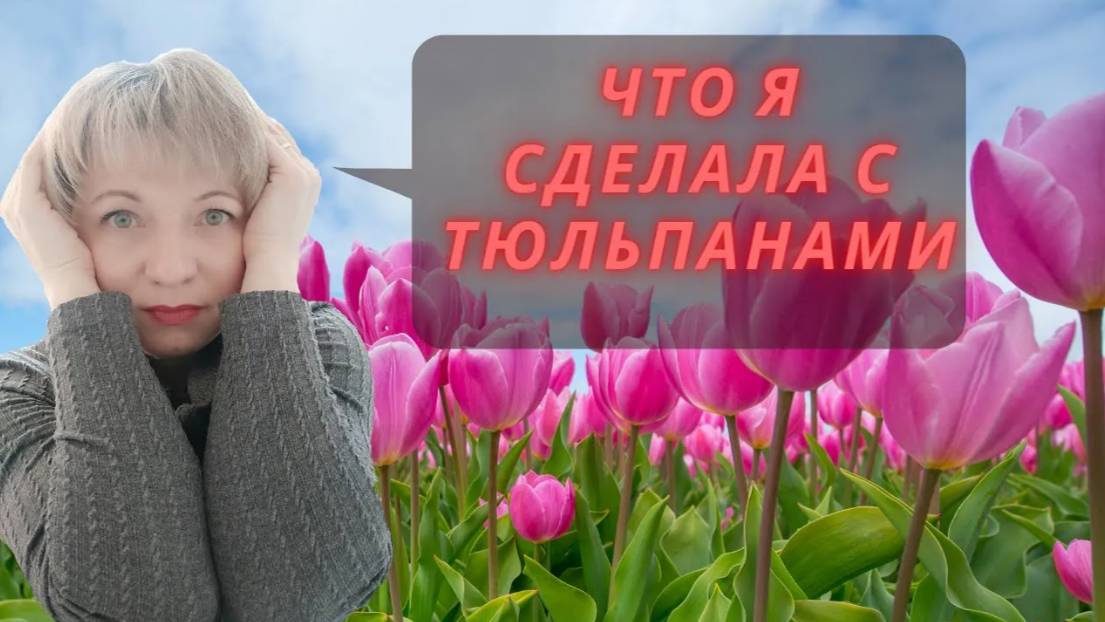 ЧТО Я СДЕЛАЛА С ТЮЛЬПАНАМИ | ЦВЕТУЩИЕ ТЮЛЬПАНЫ КАК САЖАТЬ ТЮЛЬПАНЫ