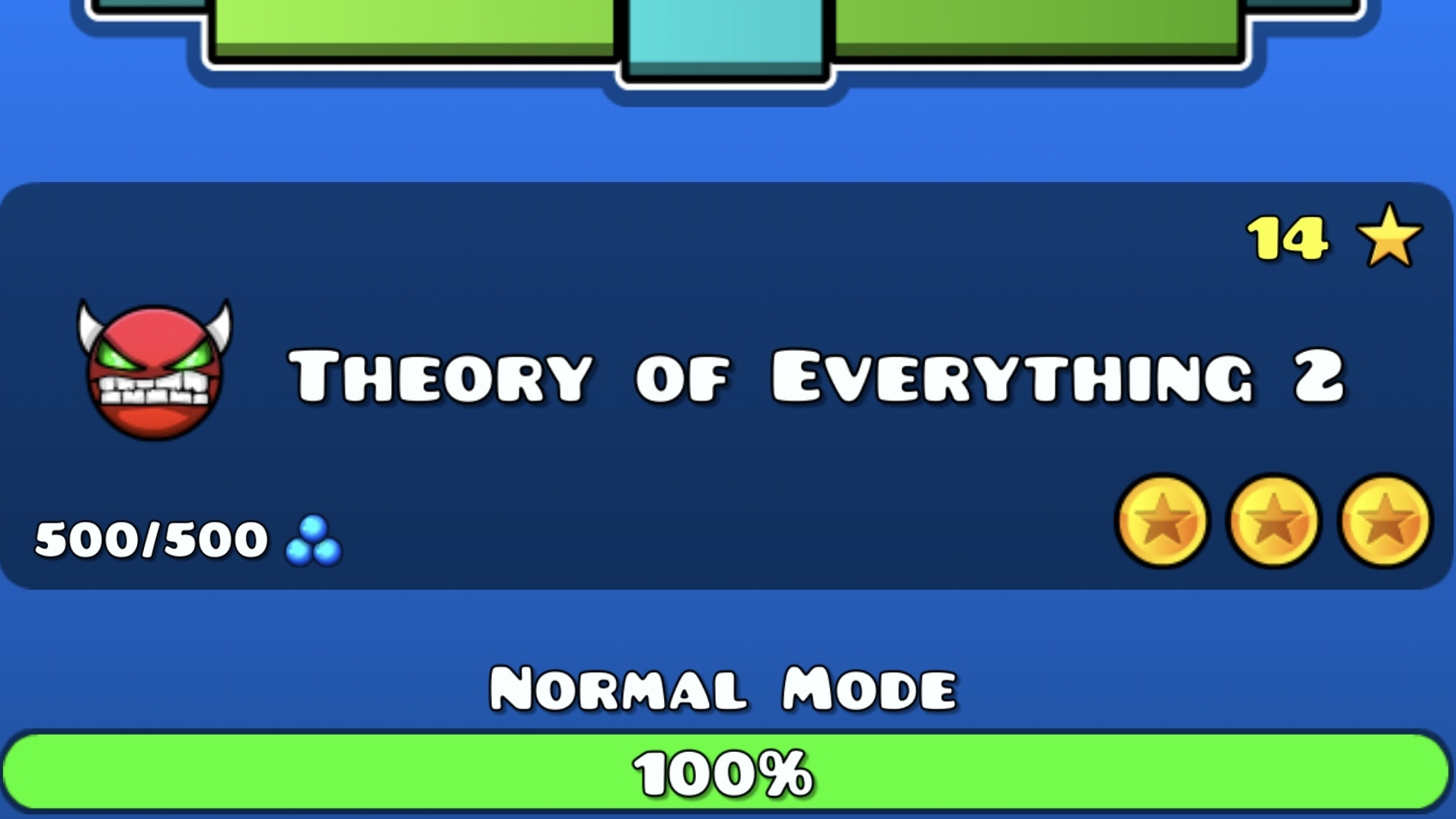прохождение theory of everything 2 (toe2) в geometry dash