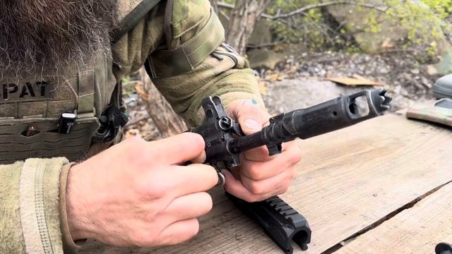 Как разобрать цевье и заглушку газовой трубки АК12