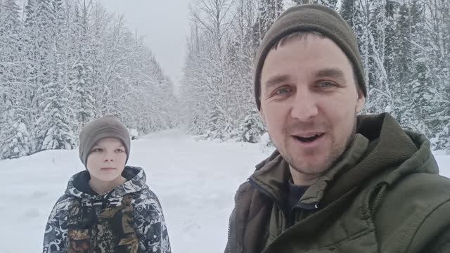 закрываем 2024 год, лоси вытоптали весь путик, поездка с приключениями