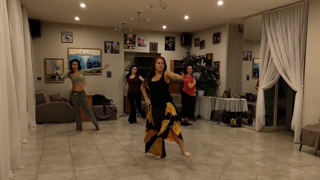 ТАНГО ОРИЕНТАЛЬ. ВОСТОЧНЫЙ ТАНЕЦ ЖИВОТА. Урок танца. Хореография А.Усановой Школа танцев "Экспромт"