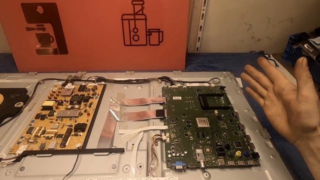 Восстановление материнской платы Z-side после перегрева | Ремонт телевизоров Philips в СПб