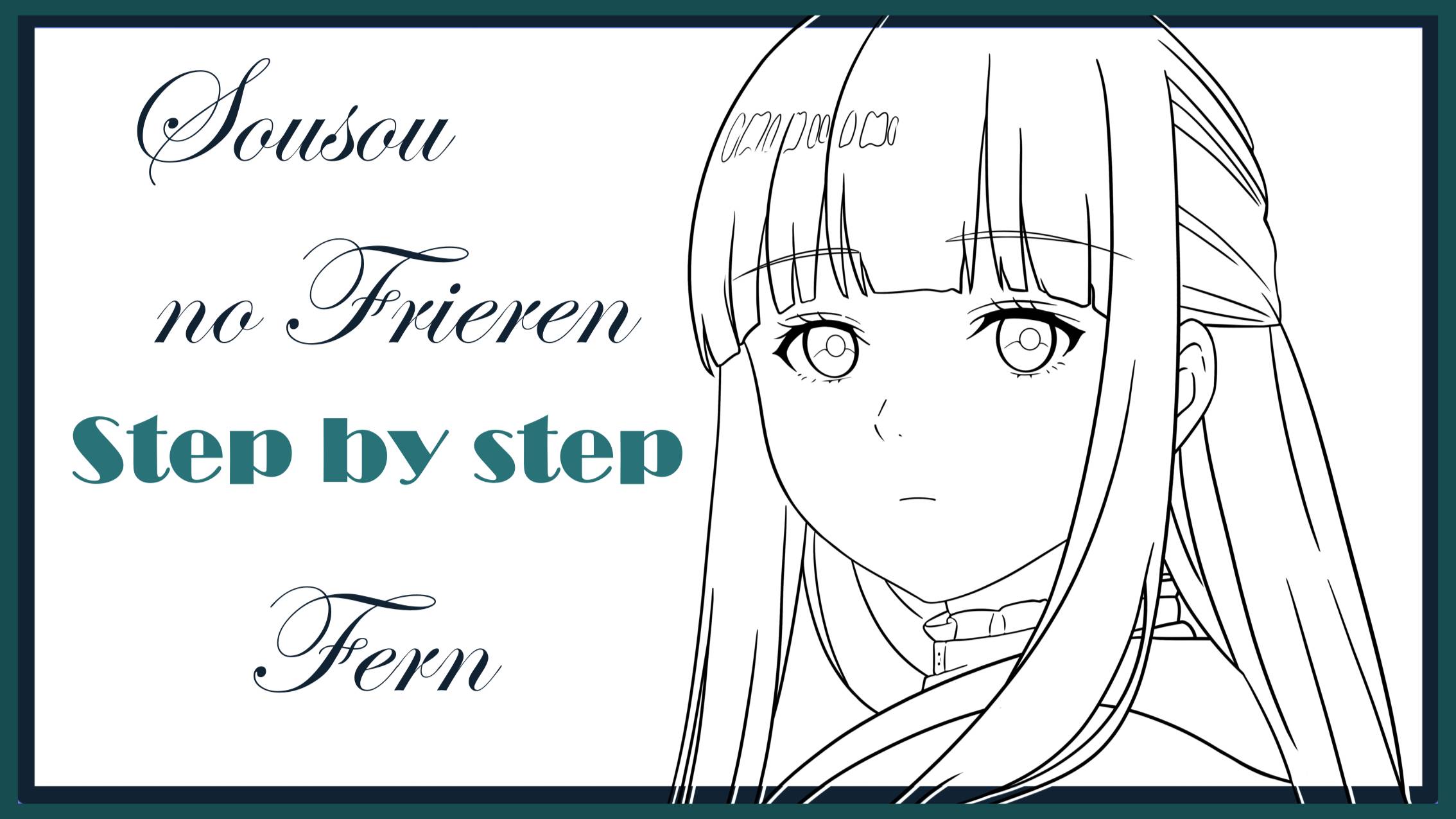 Как нарисовать Ферн \\ Провожающая в последний путь Фрирен // Frieren Beyond Journeys End