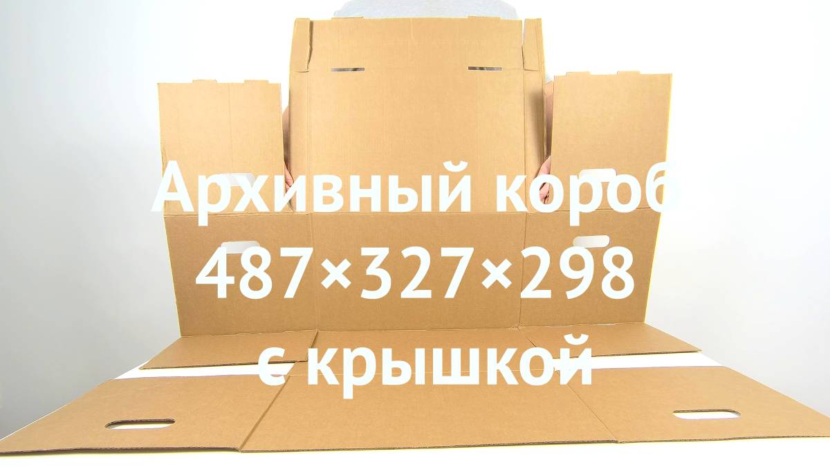 Архивный короб 487×327×298 с крышкой