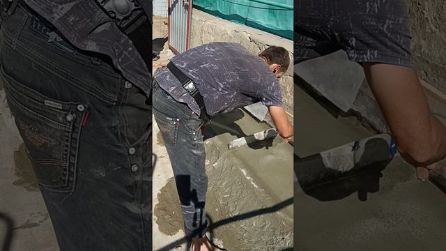 железнение отмостки