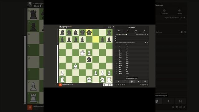 Любители. Пример 18. Любимый северный гамбит