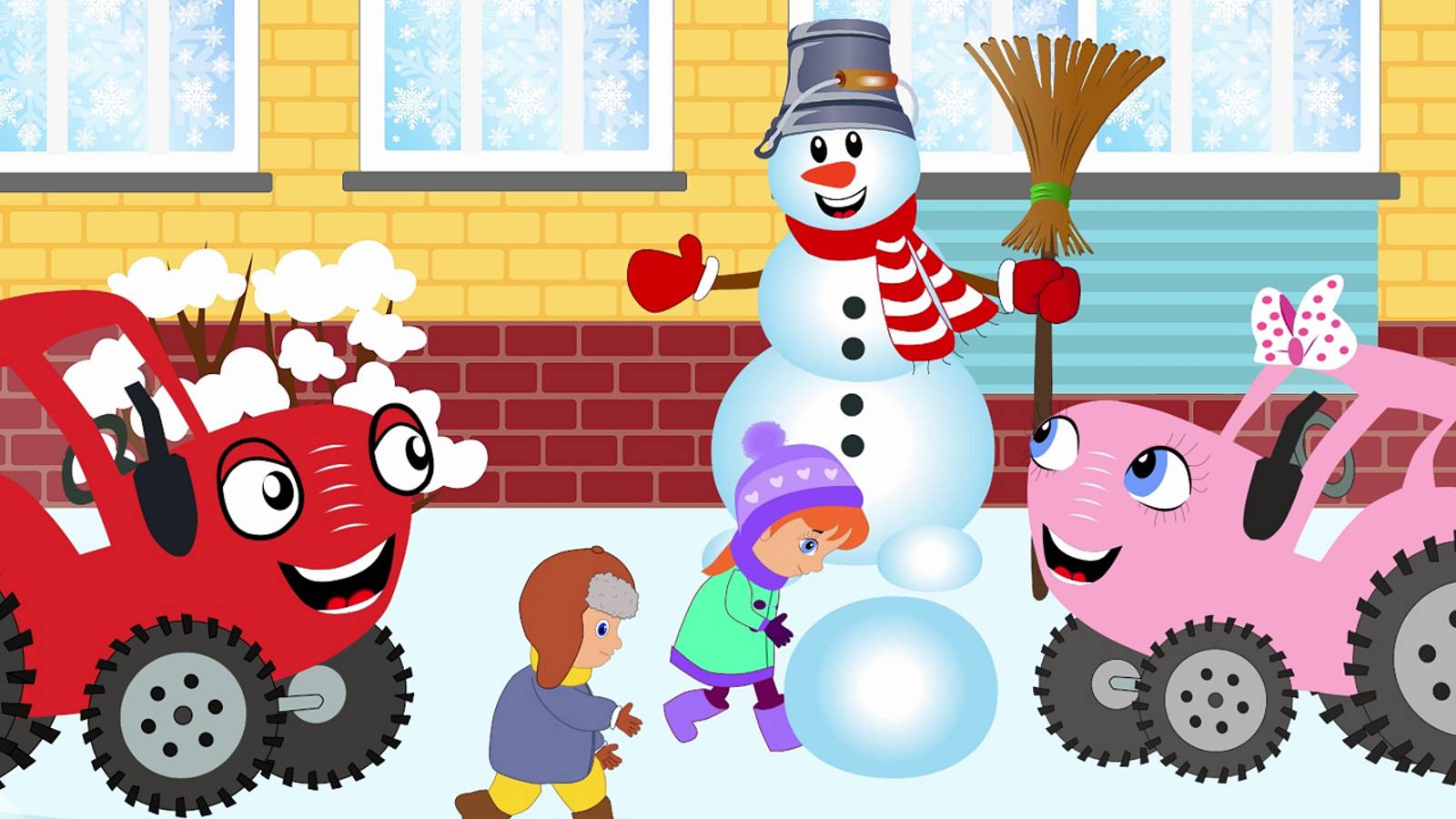 СНЕГОВИК ☃️❄️ Новогодние мультики. ТракТЫРишкА. Песенки про зиму