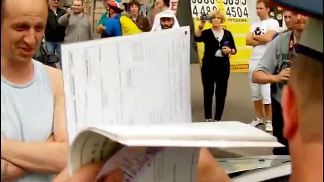 22 мая 2010. Общение с ГИБДД на автопробеге