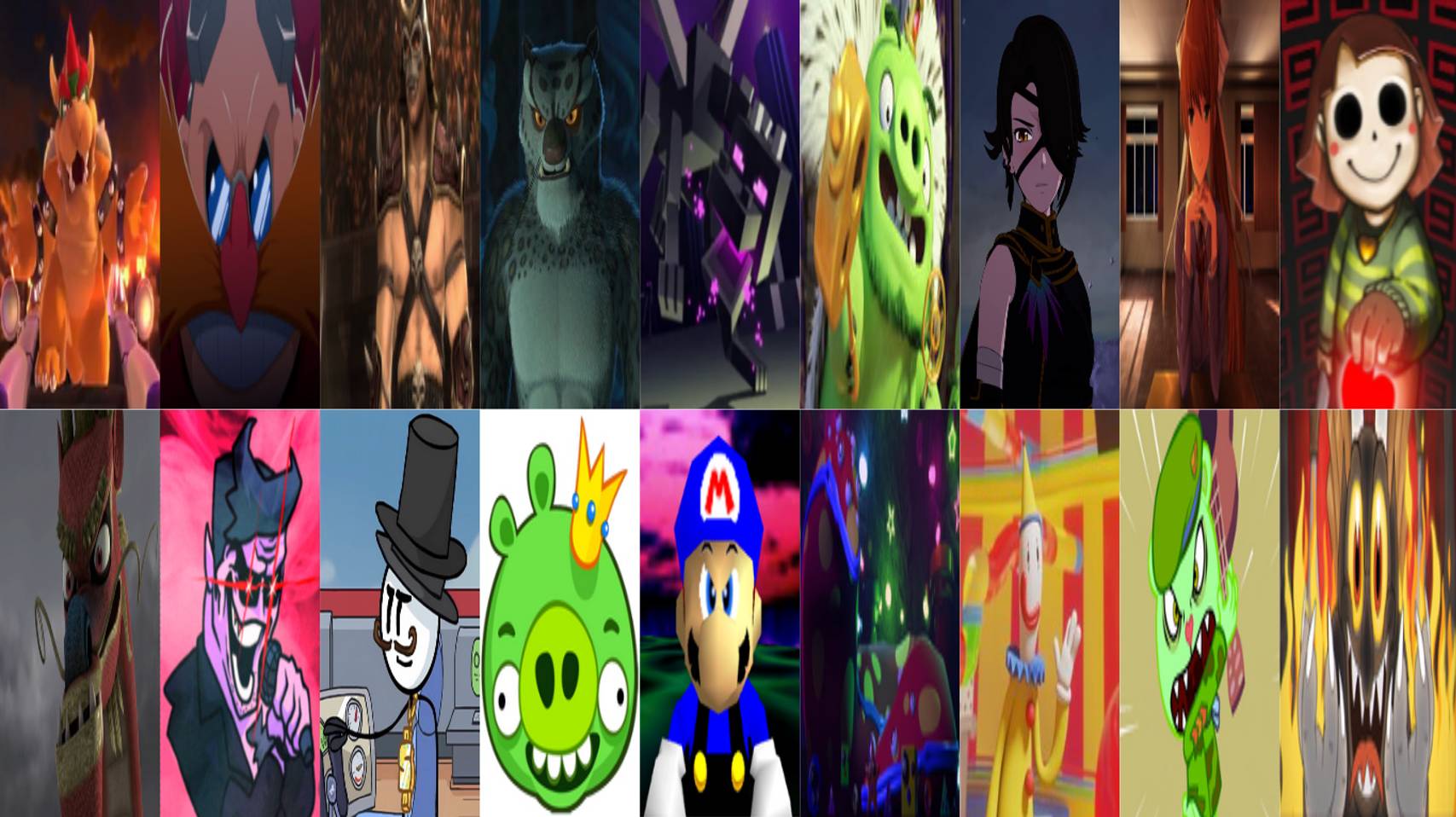 поражения злодеев,антагонистов и антигероев часть 1