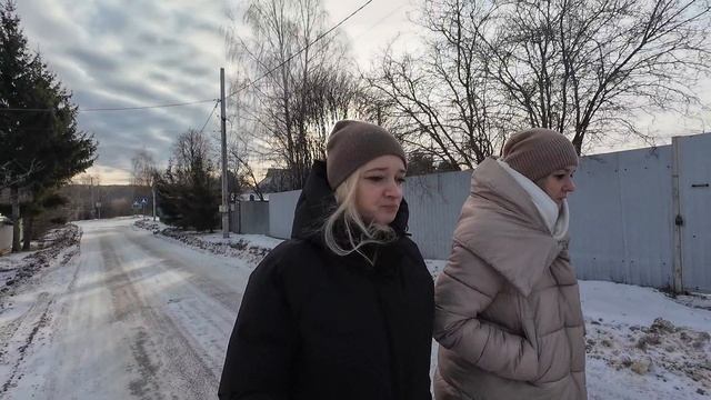 04.01.25 гуляем по дачи зашли на мой участок