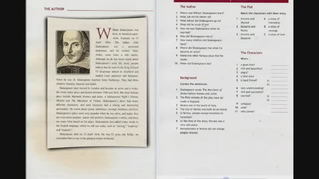 Spotlight The merchant of Venice Венецианский купец the author автор