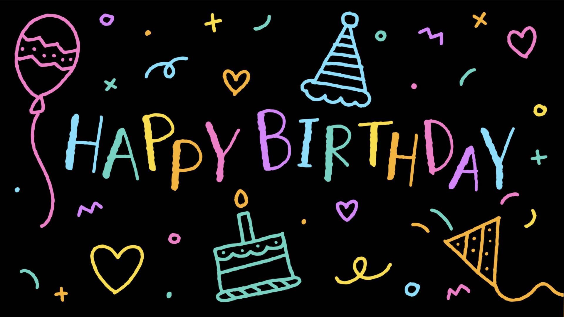 С Днем рождения! Happy birthday! Поздравление с Днем рождения. Позитивная песня.