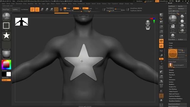 Mesh Project Brush in Zbrush _ Lesson 15 _ Chapter 14 _ Zbrush 2021 Essentials Training (720p)