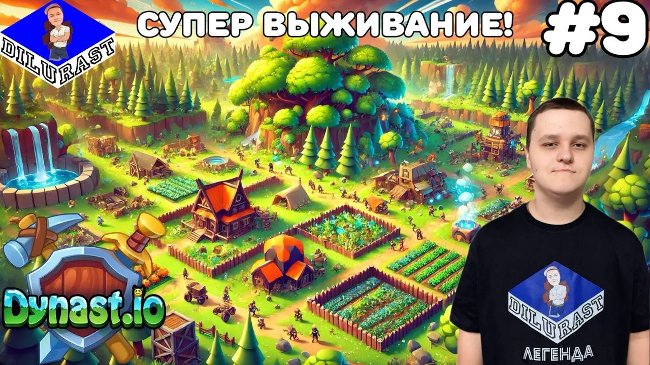 Dynast.io #9 ИГРОВОЕ ШОУ! СУПЕР ВЫЖИВАНИЕ! ВИДЕОИГРА ОНЛАЙН! GAMEPLAY! ИГРОВОЙ КАНАЛ Dilurast