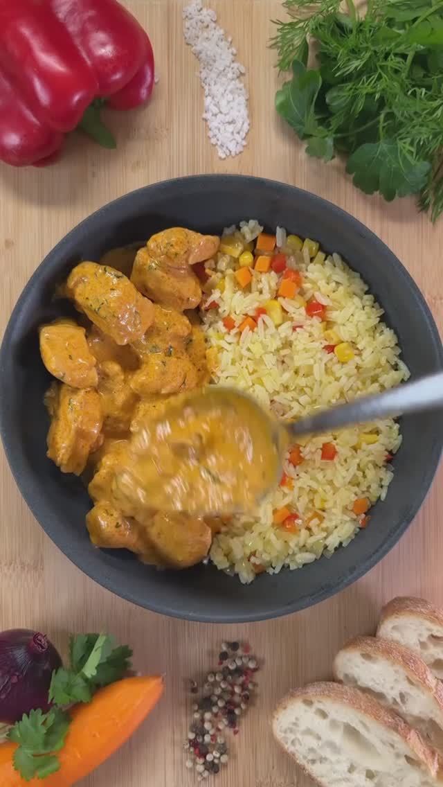 КУРИЦА В СЛИВОЧНО-ТОМАТНОМ