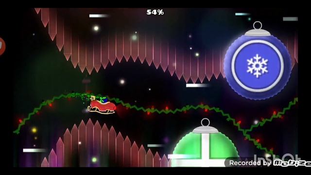 Божественное Рождество. By TwisteeDude161" (Demon) on mobile. 100% Geometry dash 2.2