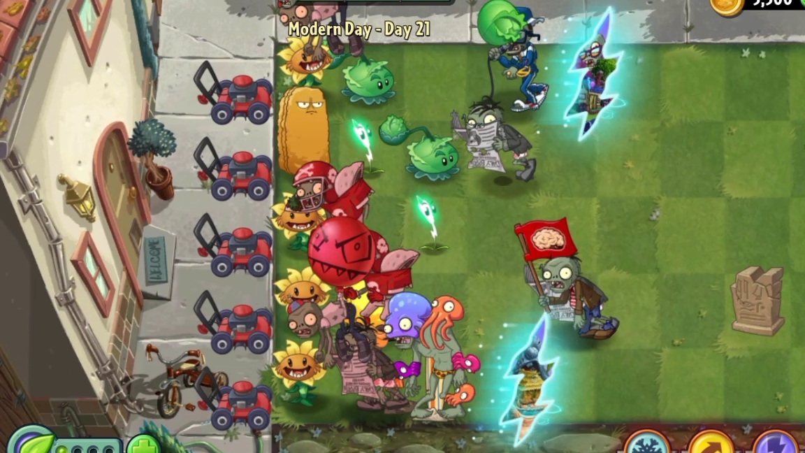 День 21 Современный День (Modern Day) —  Plants vs. Zombies 2