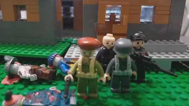 зомби апокалипсис лего анимация серия 4 военные