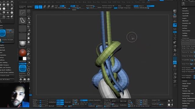 Real Rope ZBrush  - ZSphere - Alex Ruiz 3D PT-BR