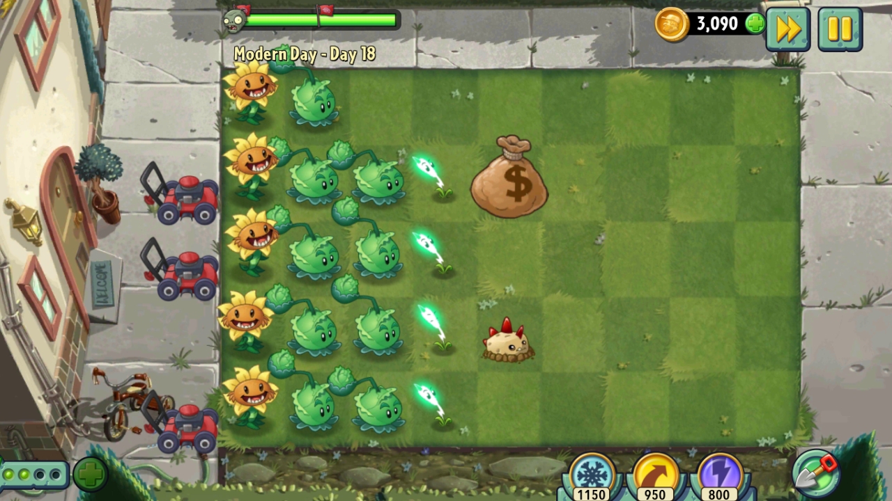 День 18 Современный День (Modern Day) —  Plants vs. Zombies 2