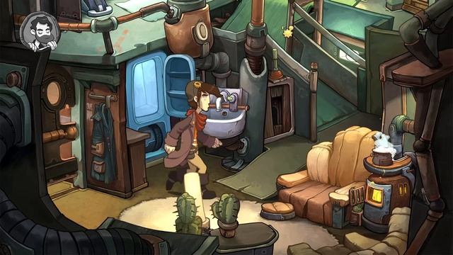 Играем в Deponia #3